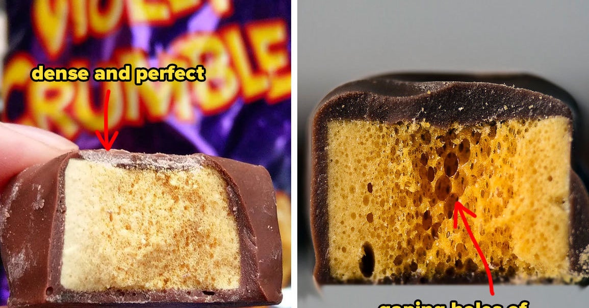 Violet Crumbles Are Better Than Crunchies