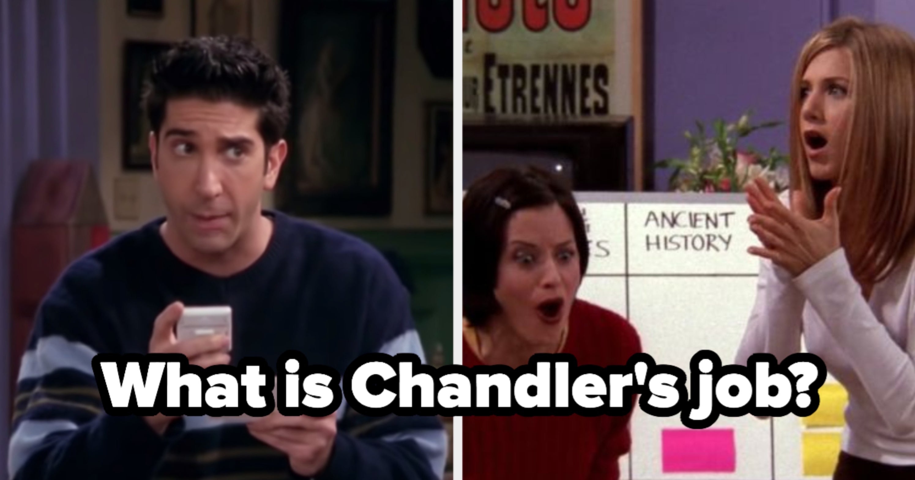 "Friends" Trivia Game From Show