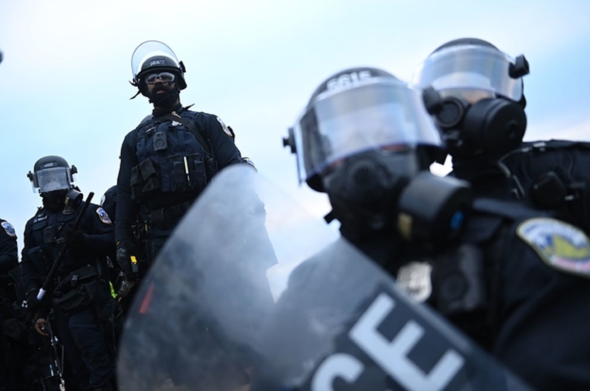American Riot Police Uniform