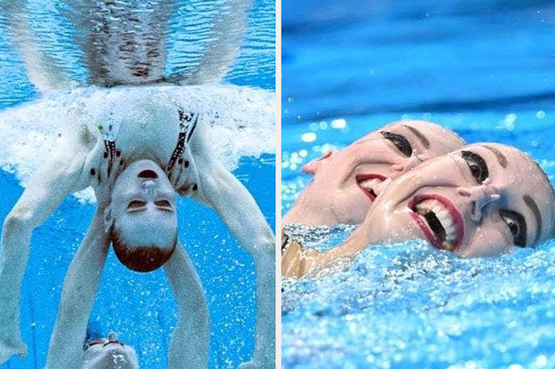 29 Strangest And Most Awkward Synchronized Swimming Faces – VisionViral.com