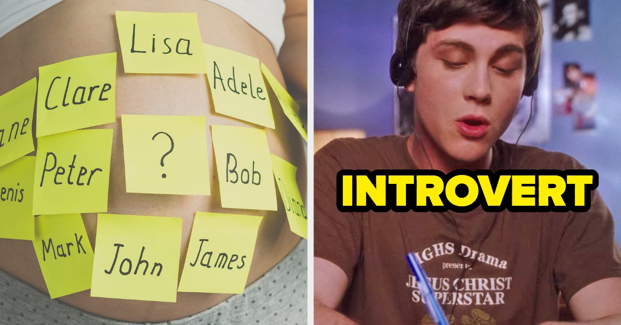 Choose Baby Names Guess Introvert Or Extrovert Quiz