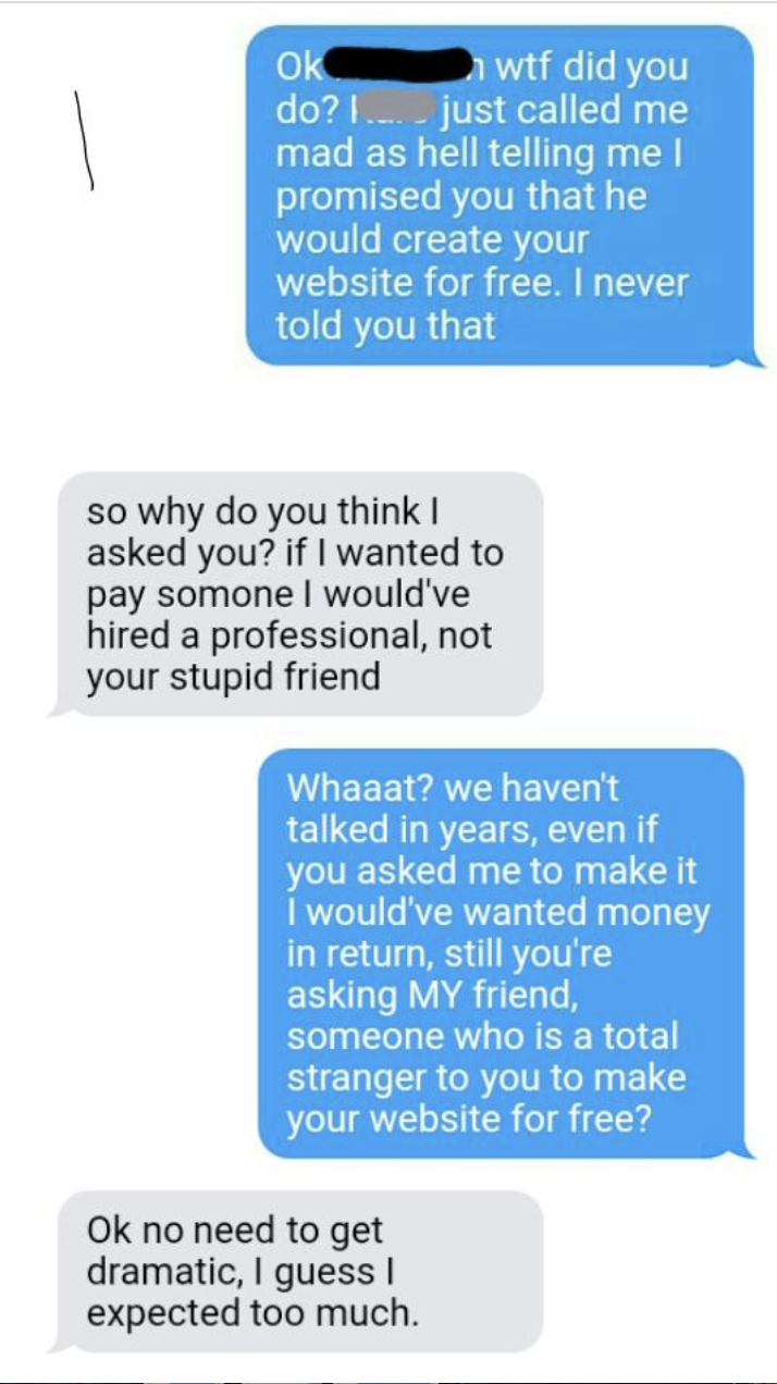 21 Entitled Friends Who Sent Some Infuriating Texts