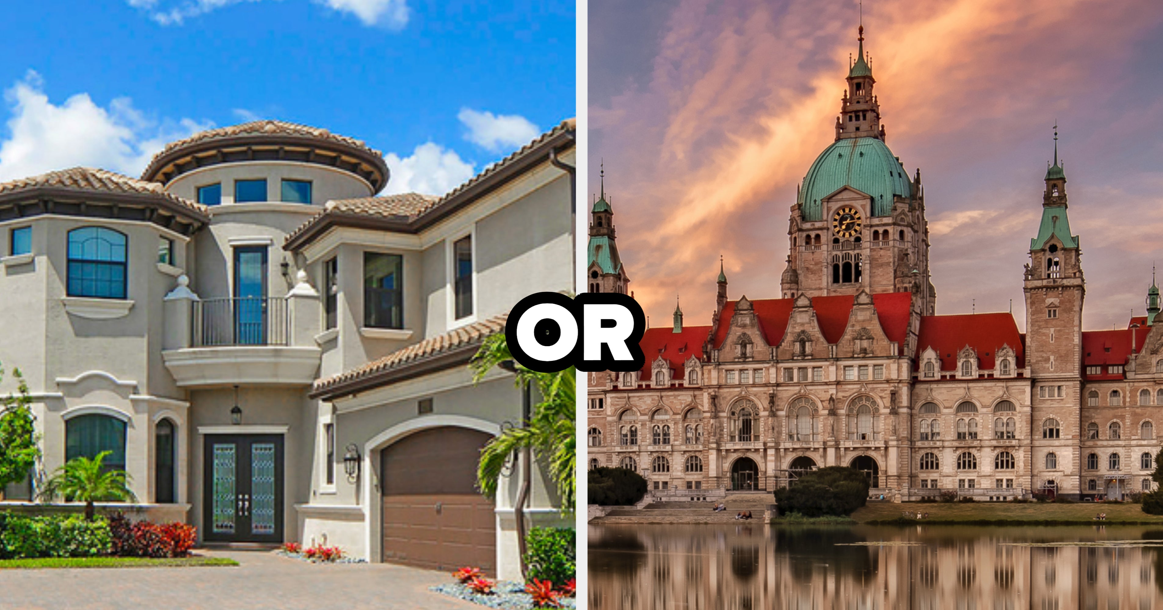 Choose Between Mansions To See Which One Is Yours