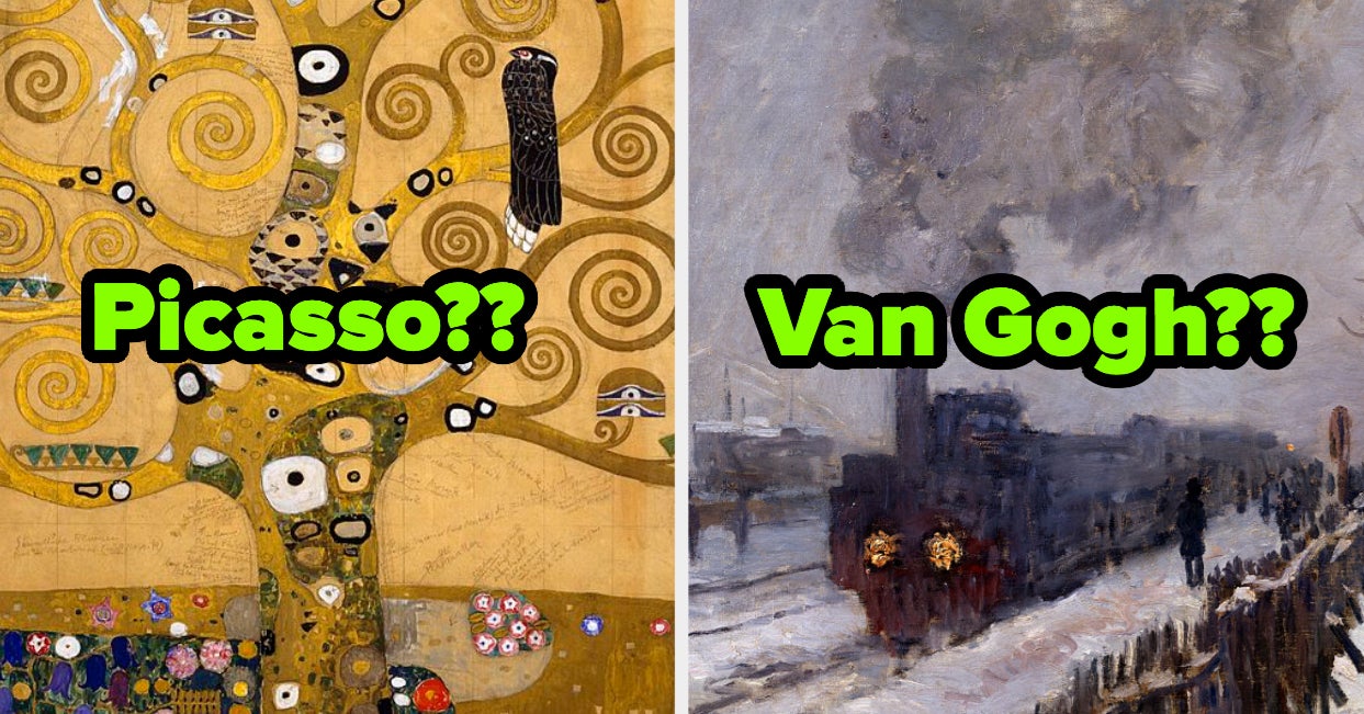 Can You Match The Famous Artists To Their Paintings?