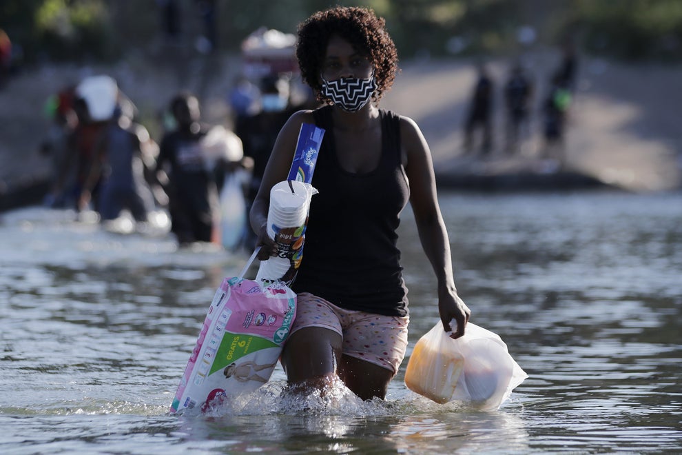 Photos Show Haitian Immigrants At Del Rio, Texas, Camp