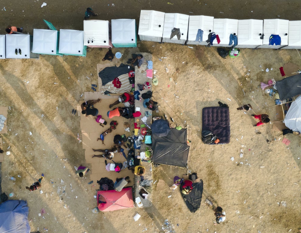 Photos Show Haitian Immigrants At Del Rio, Texas, Camp