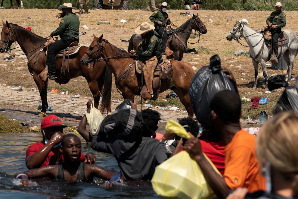 Photos Show Haitian Immigrants At Del Rio, Texas, Camp