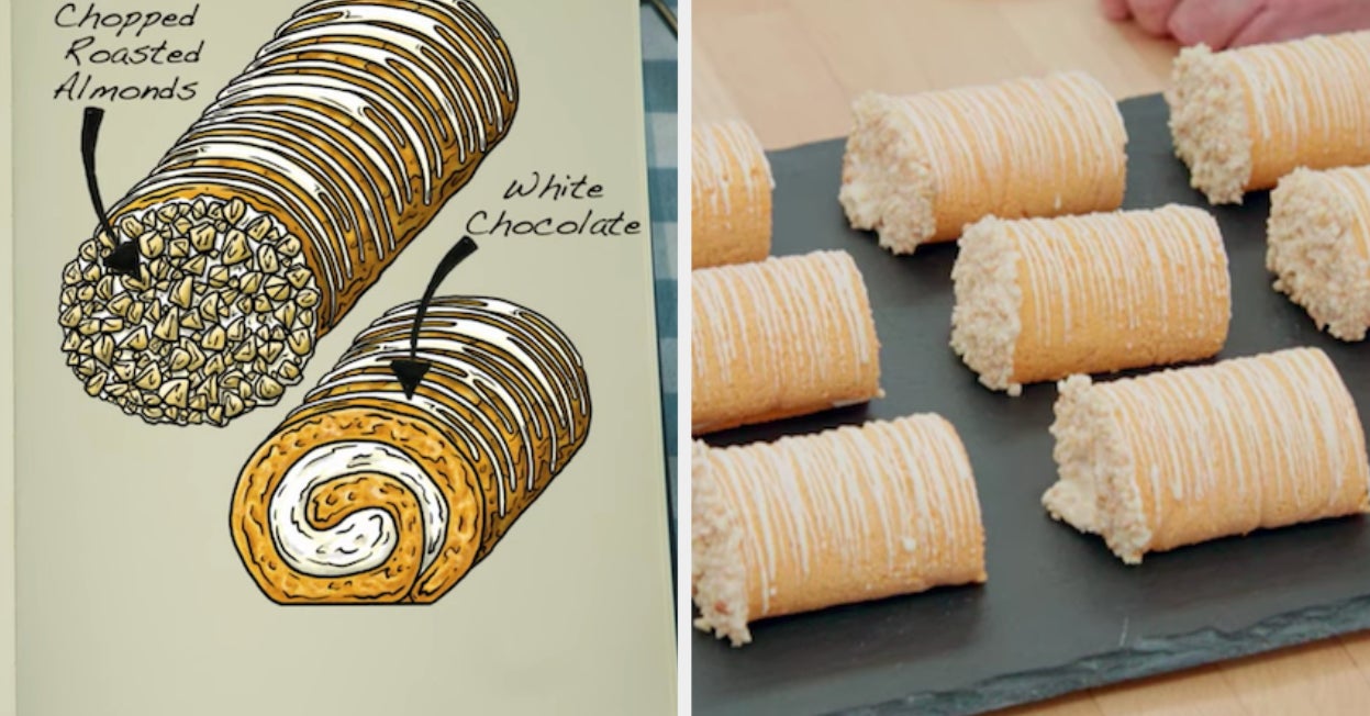 Great British Bake Off Bakes Vs. Drawings Cake Week 2021