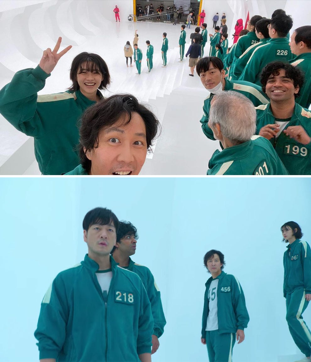 31 Squid Game Moments Vs Behind The Scenes Photos