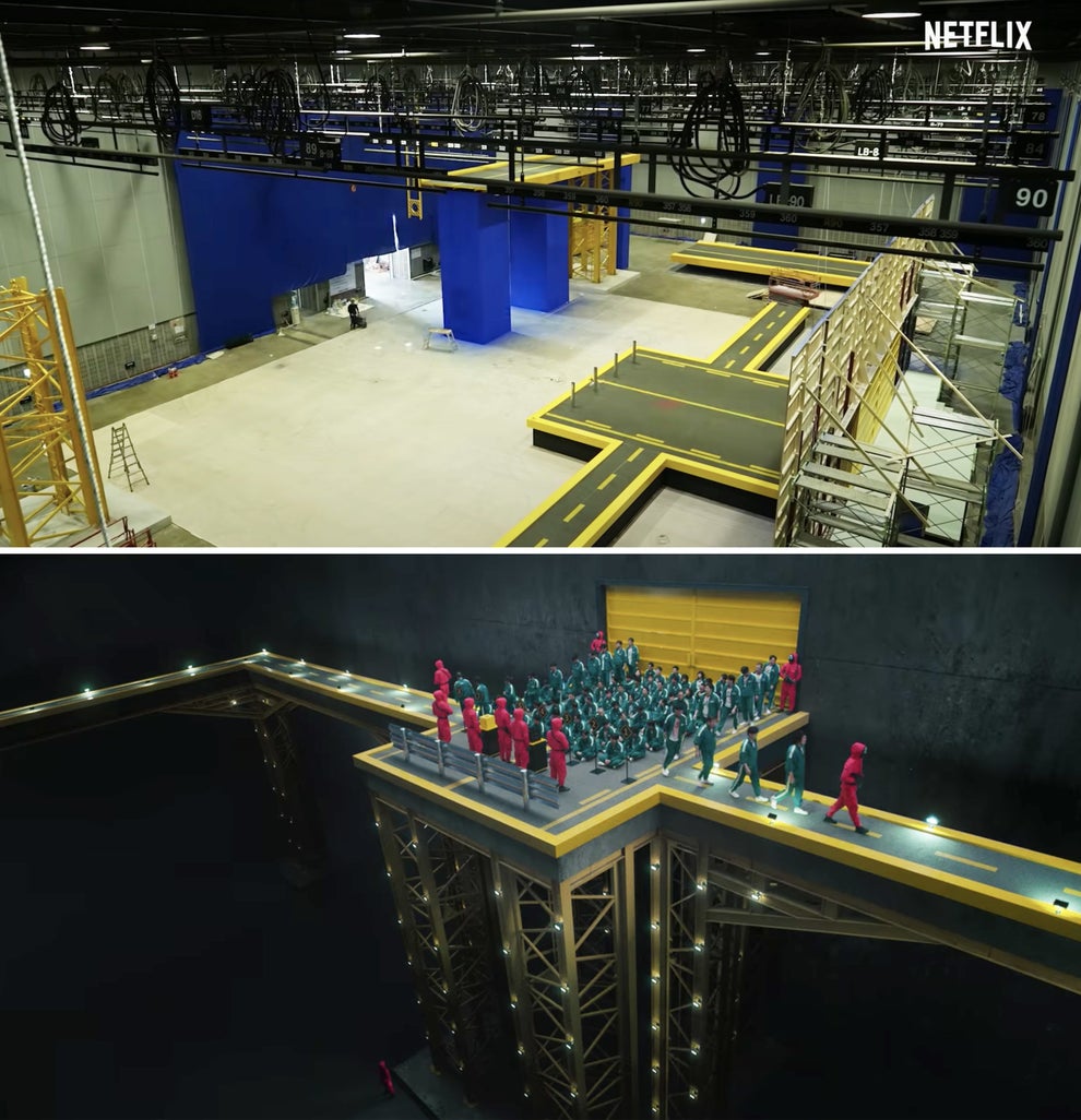 31 Squid Game Moments Vs Behind The Scenes Photos