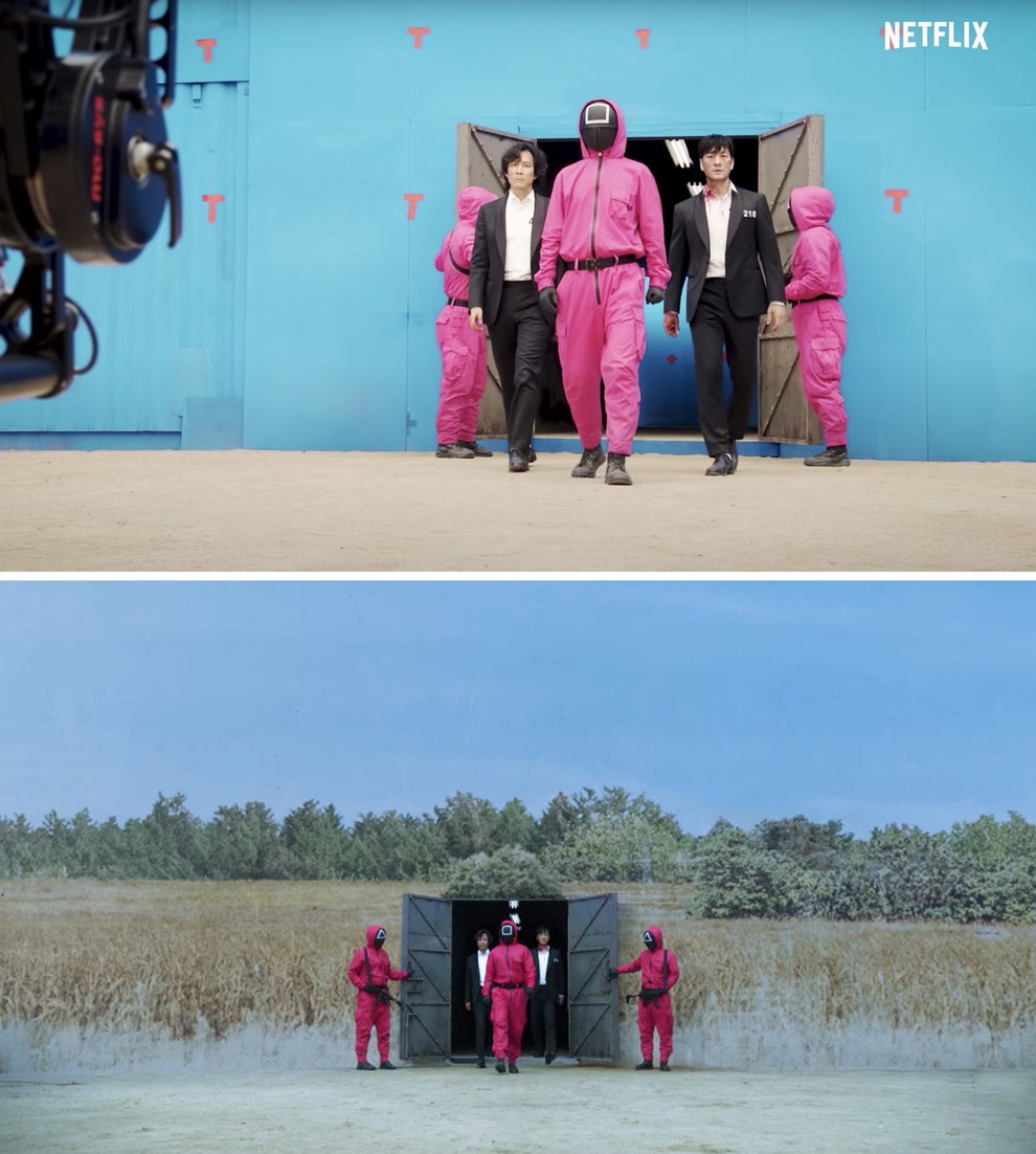 31 Squid Game Moments Vs Behind The Scenes Photos