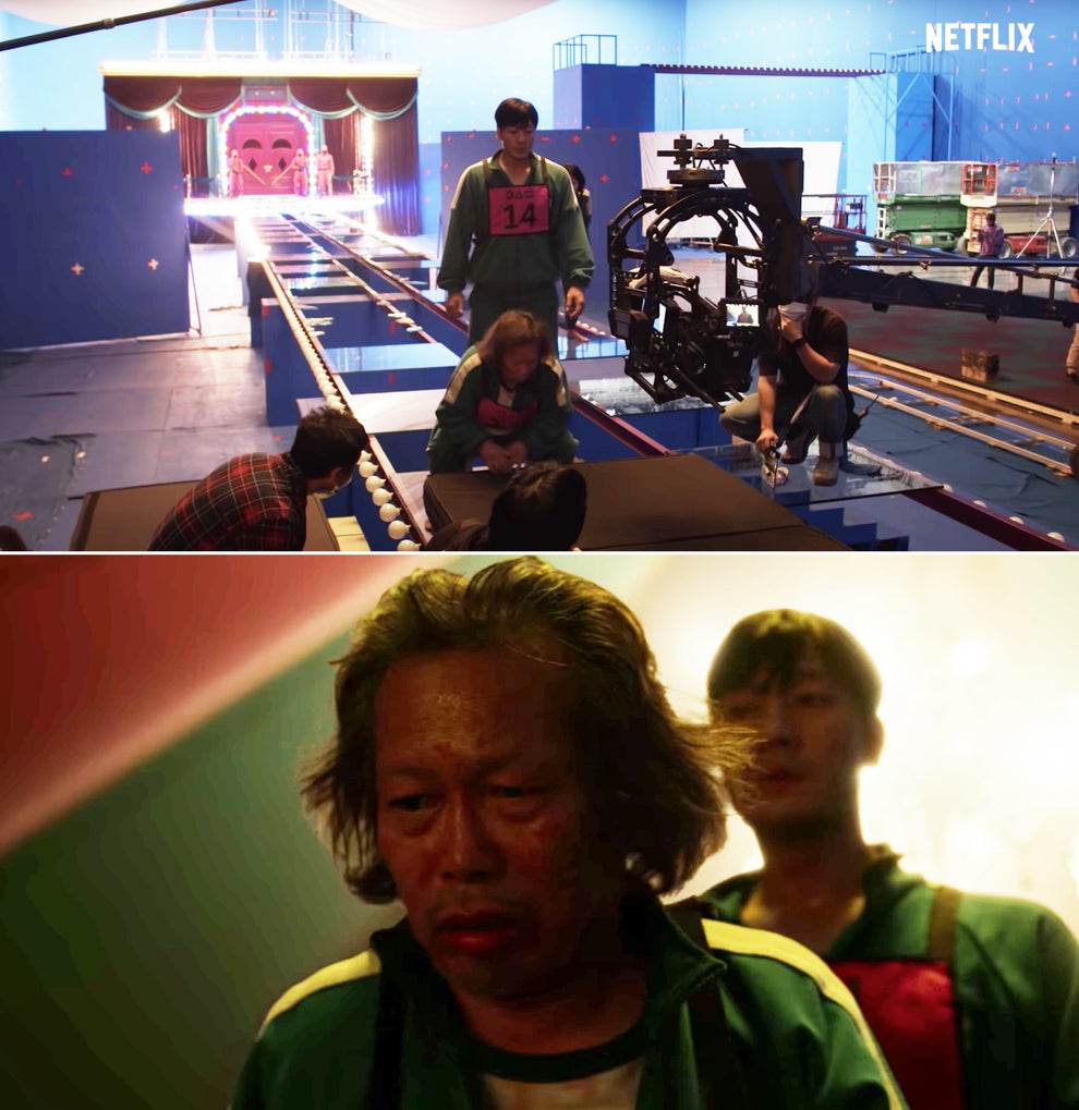 31 Squid Game Moments Vs Behind The Scenes Photos
