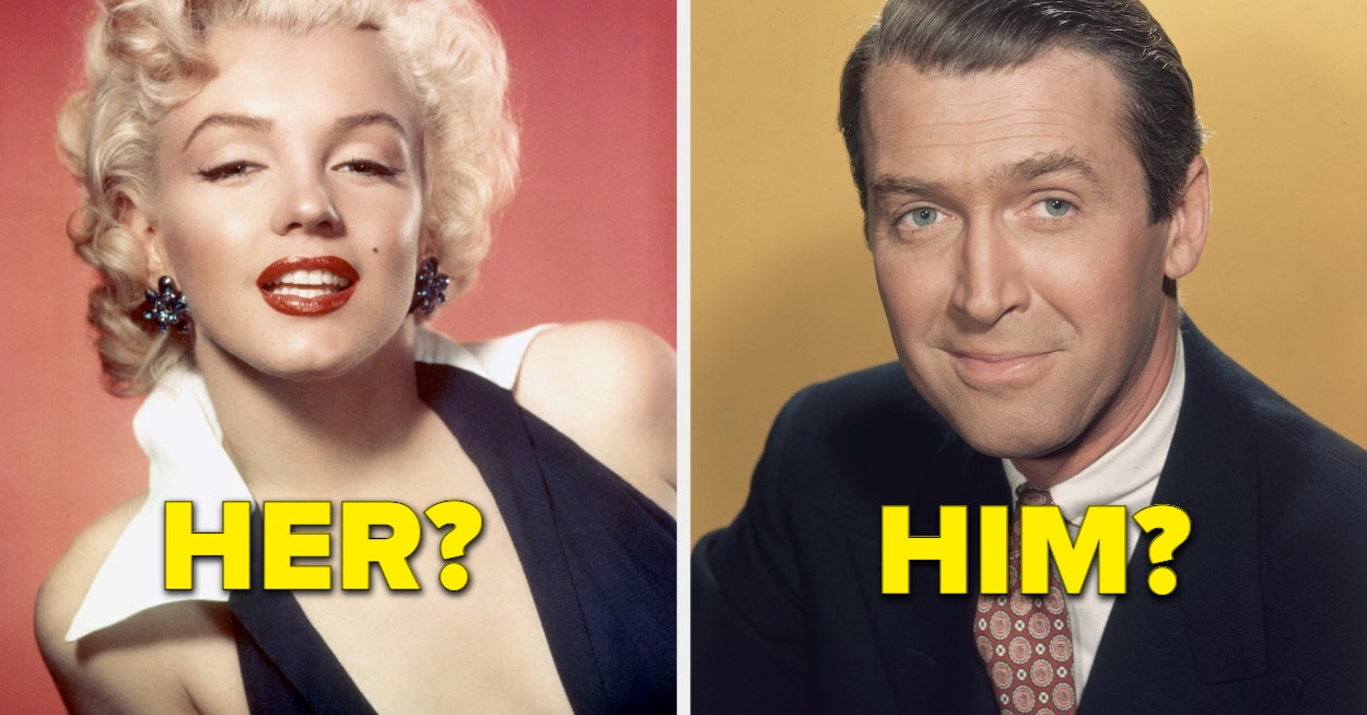 Do You Know Who These 25 Classic Movies Stars Are Quiz