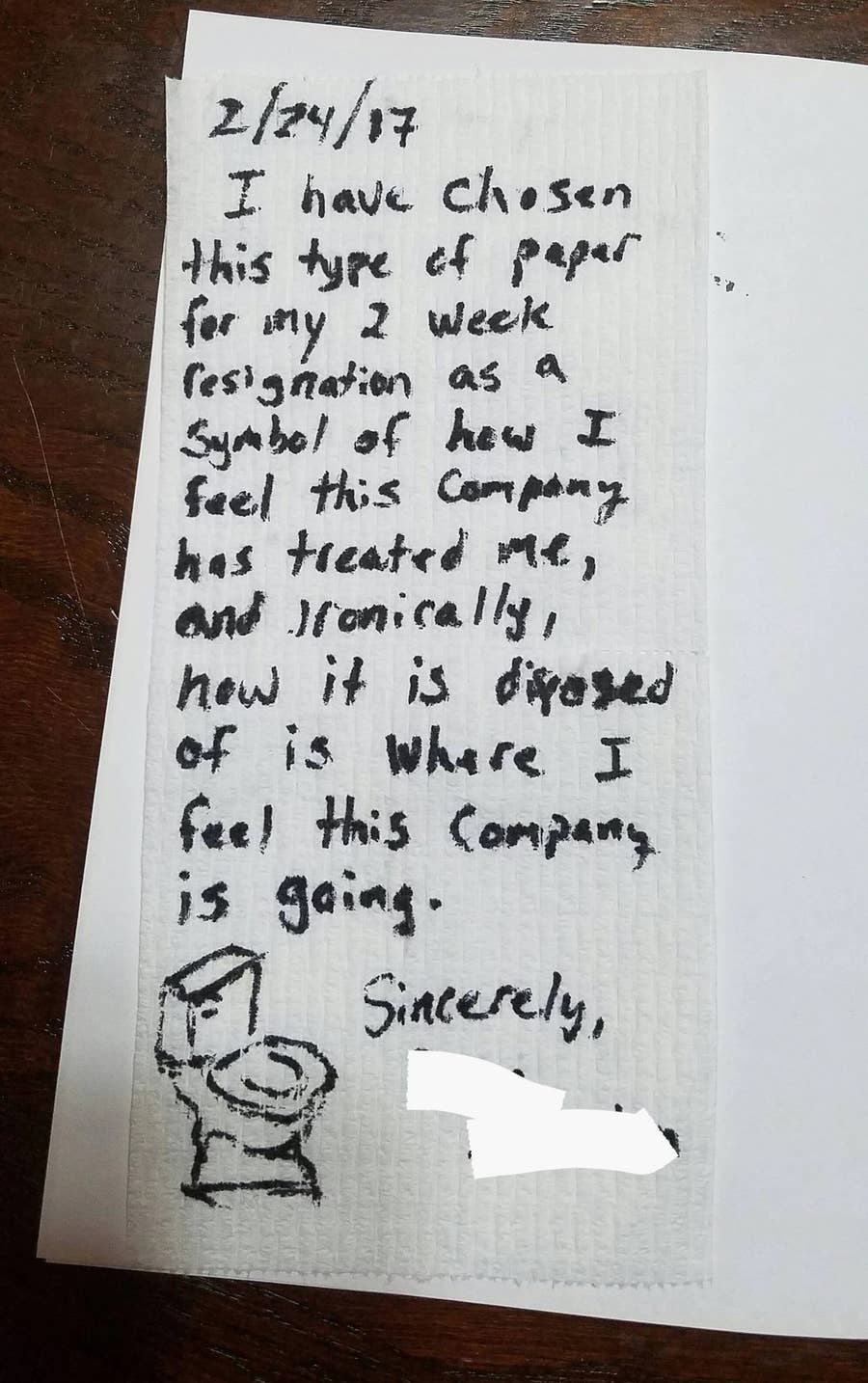 Sarcastic Resignation Letters