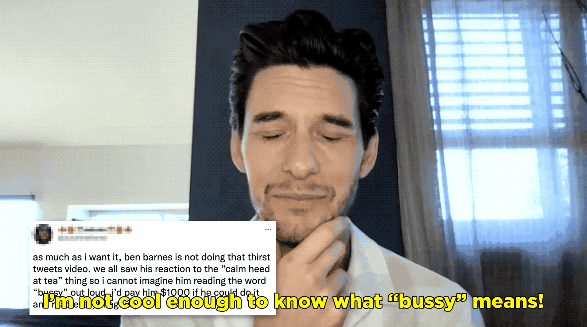 Ben Barnes Reads Thirst Tweets