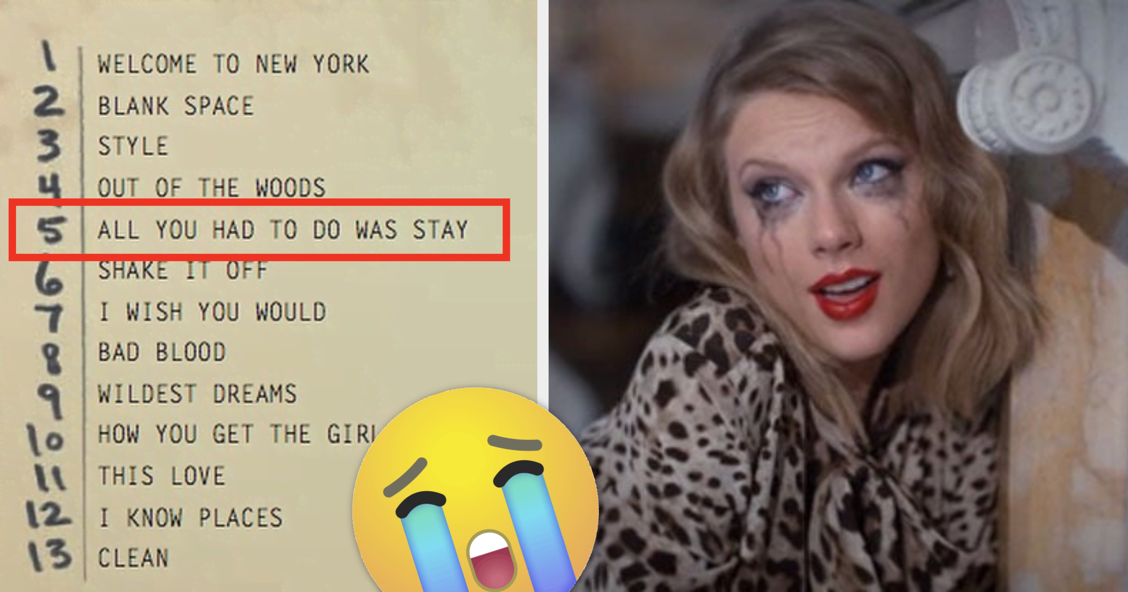 All Of Taylor Swift's "Track 5" Songs Ranked By How Emotionally Devastating They Are