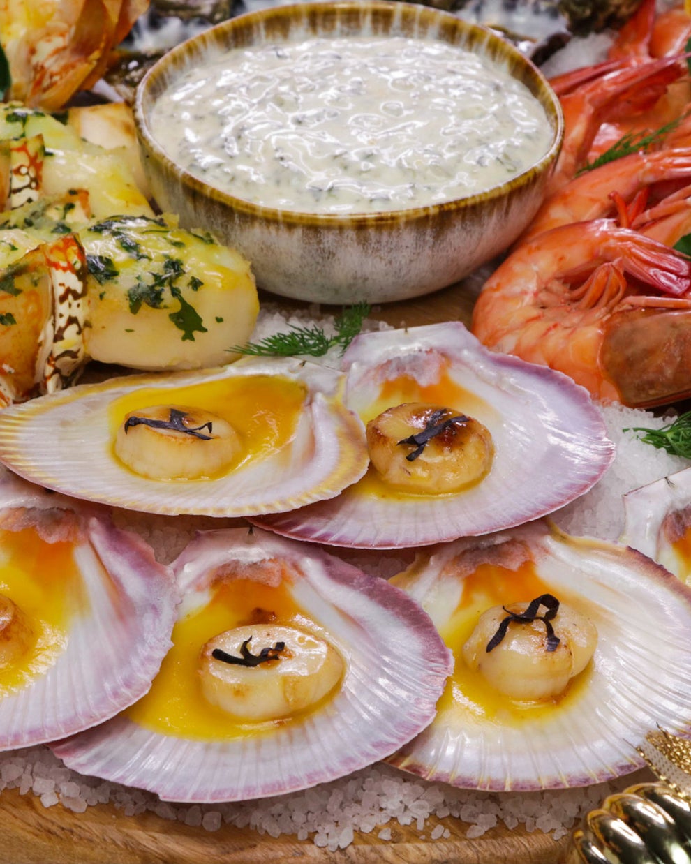 Seafood Christmas Platter