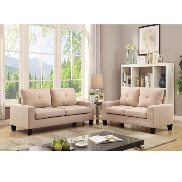 Sofa And Loveseat Set Up | Baci Living Room