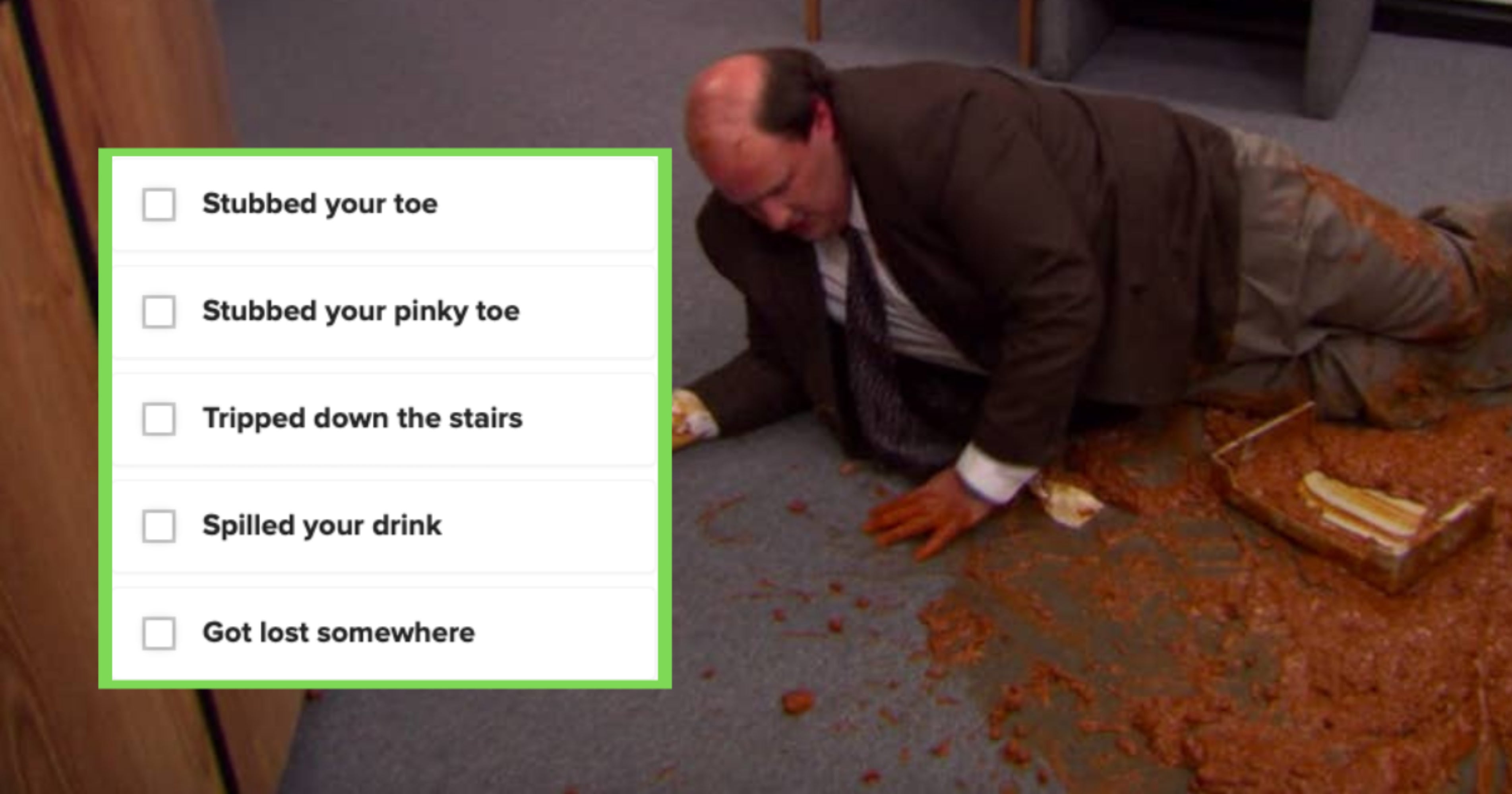 Are You Clumsy? Checklist Quiz