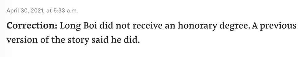 22 Of The Best News Corrections In 2021