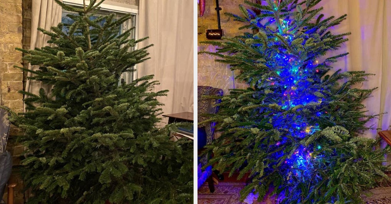 This Tiktok Christmas Tree Hack Is Going Viral – I Tried It Out And ...