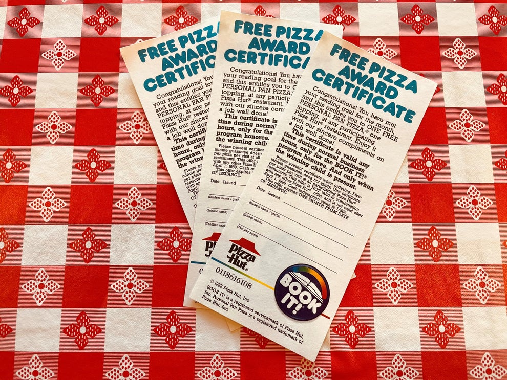 10 Things You'll Remember If You Did Pizza Hut’s BOOK IT!® Program