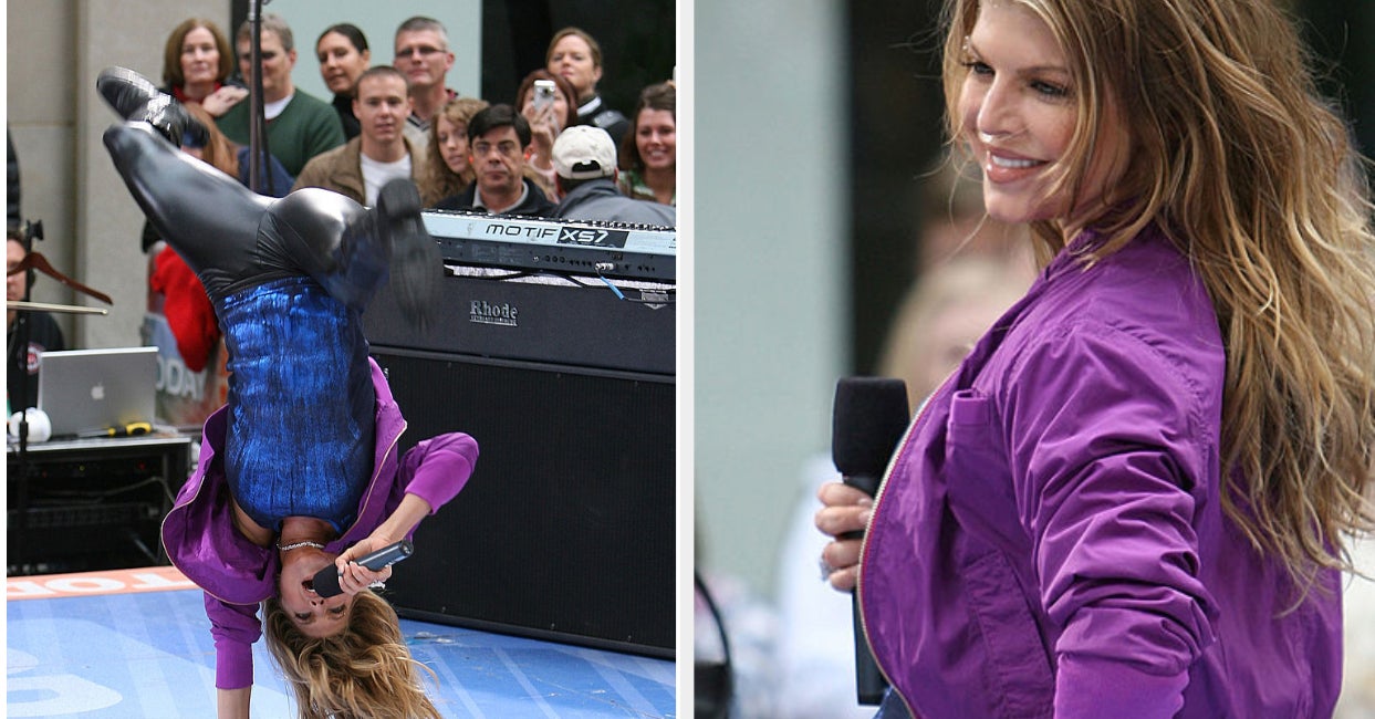 Fergie Acknowledges Cartwheel Performance