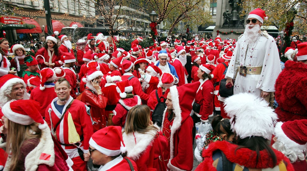 In Photos, An Ode To The Hot Mess That Is SantaCon