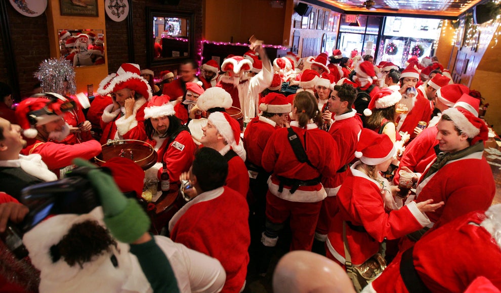 In Photos, An Ode To The Hot Mess That Is SantaCon