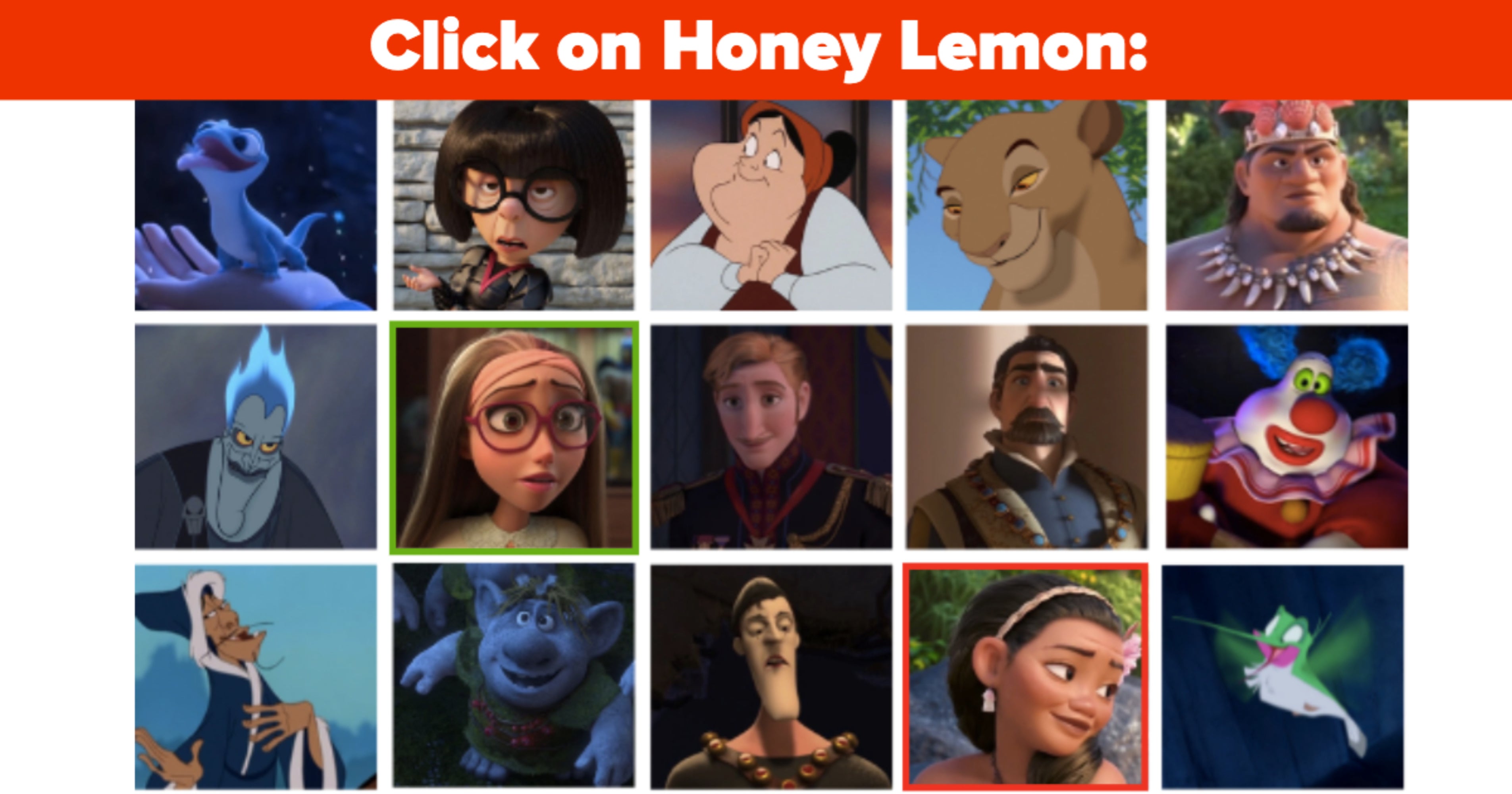 Disney Quiz: Can You Identify These Side Characters?