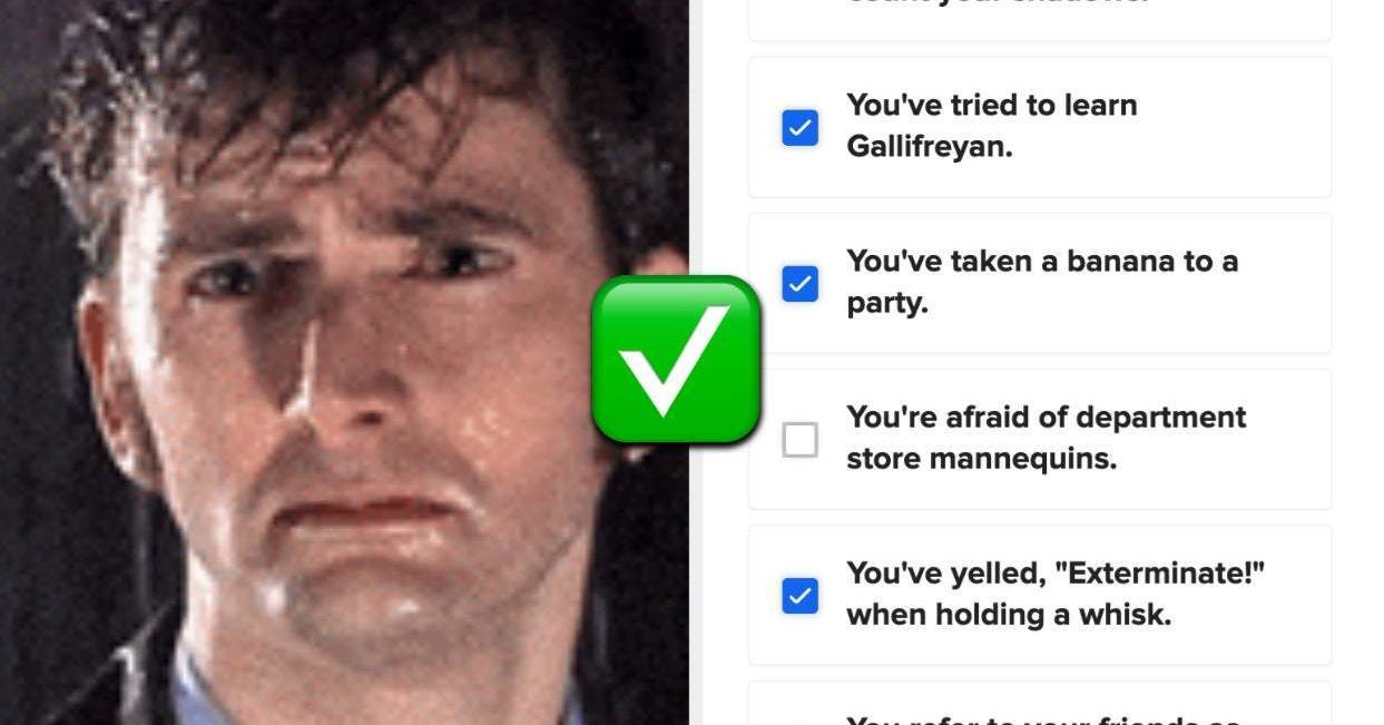 Doctor Who Checklist