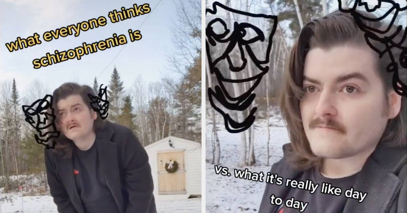 schizophrenia visual hallucinations simulation