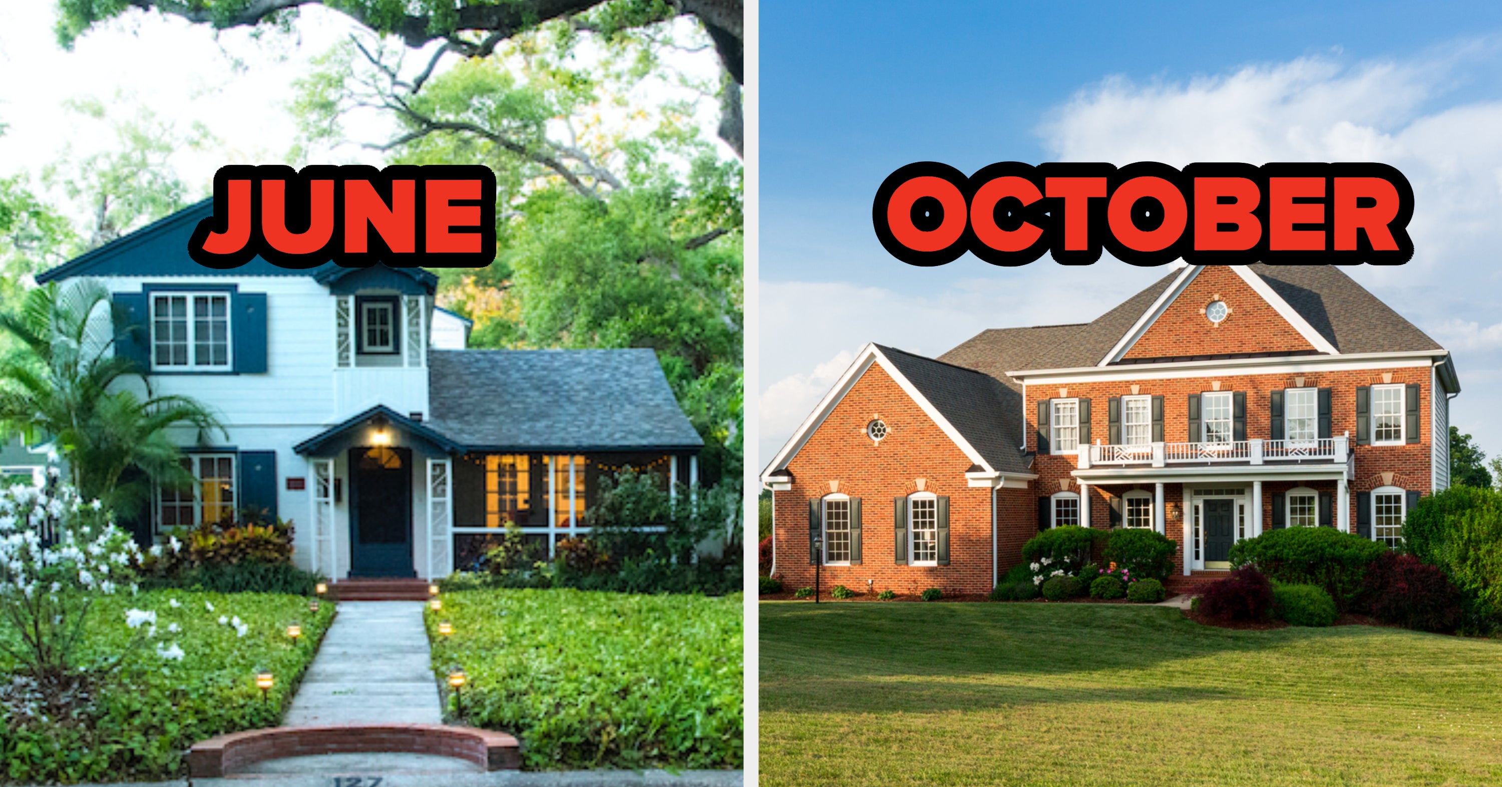 Build A House And I'll Guess Your Birth Month