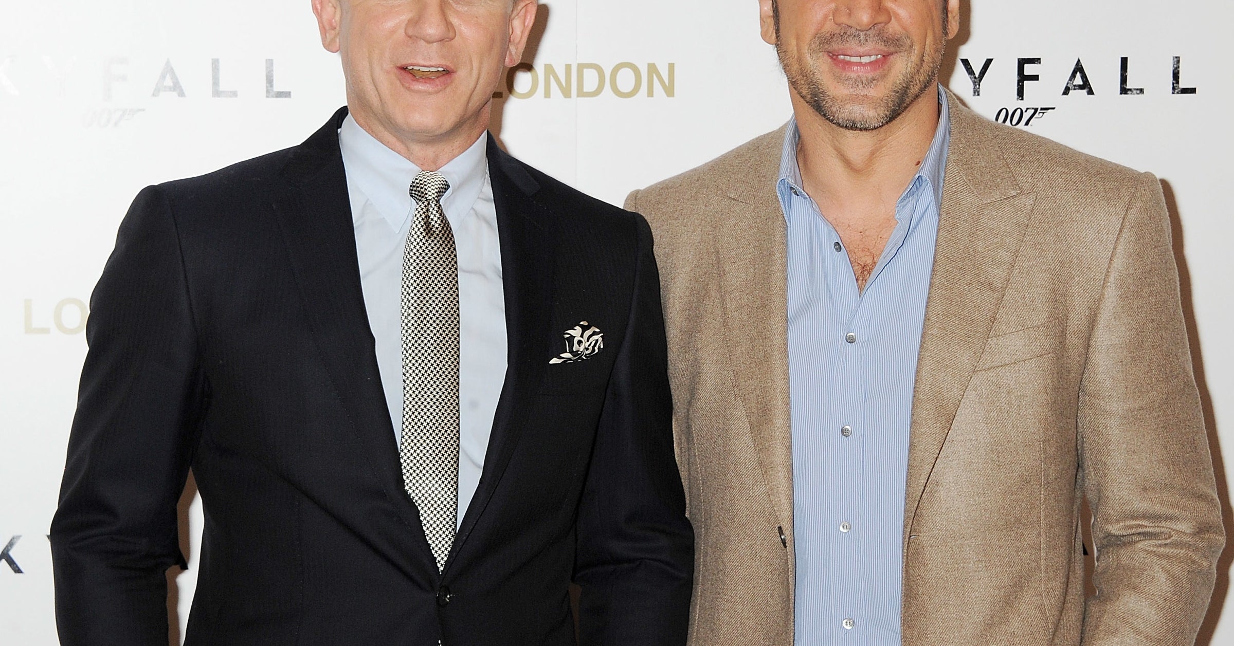Javier Bardem Popped Out Of A Cake For Daniel Craig's Birthday