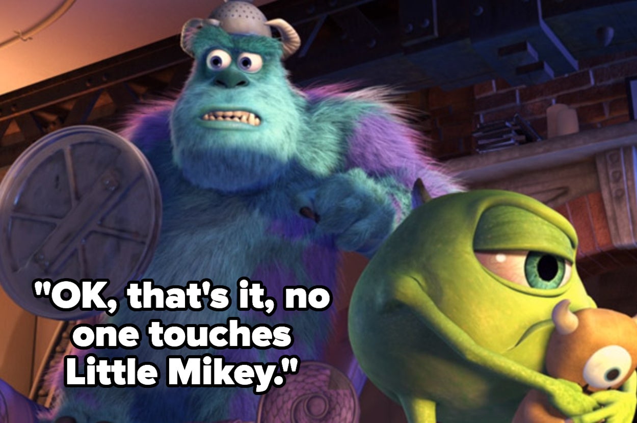 wazowski monster with sharp