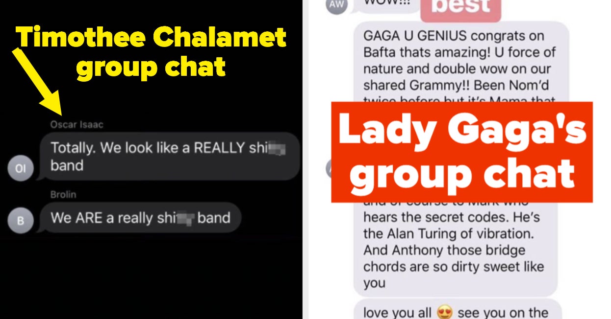 Celebrity Group Chats