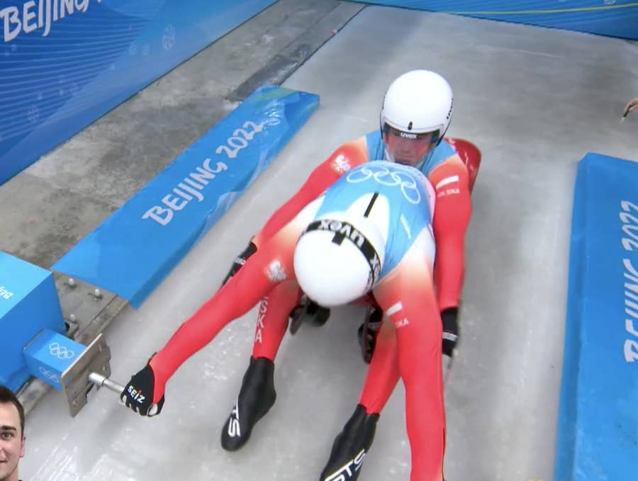 double luge gif