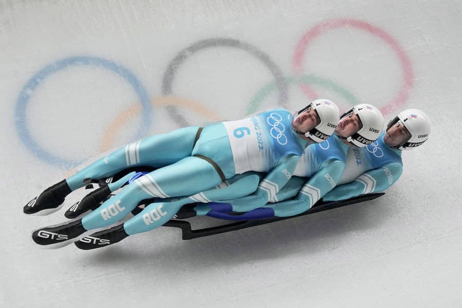double luge gif