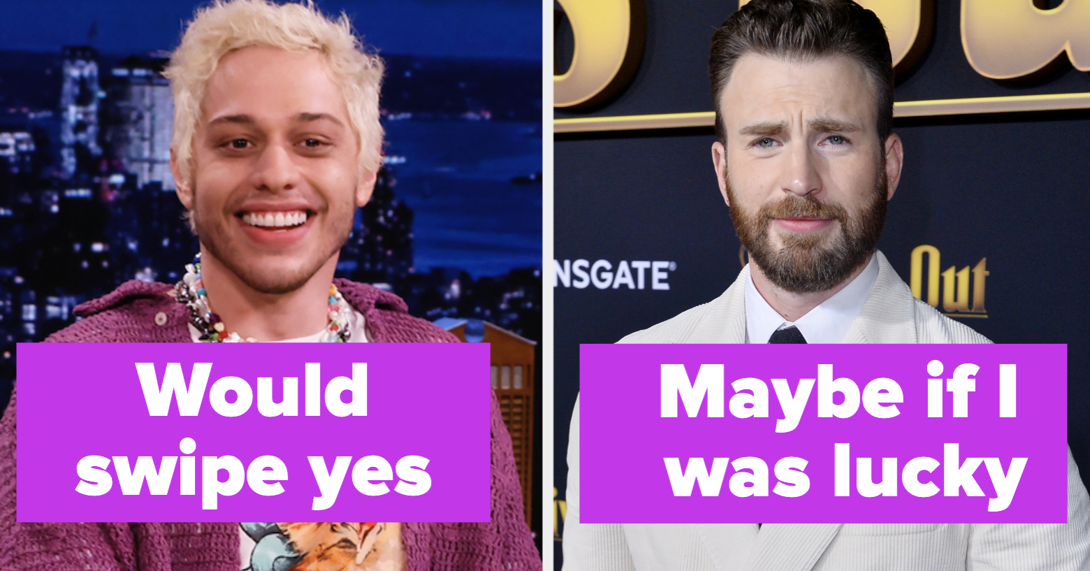 Male Celebrity Dating App Poll