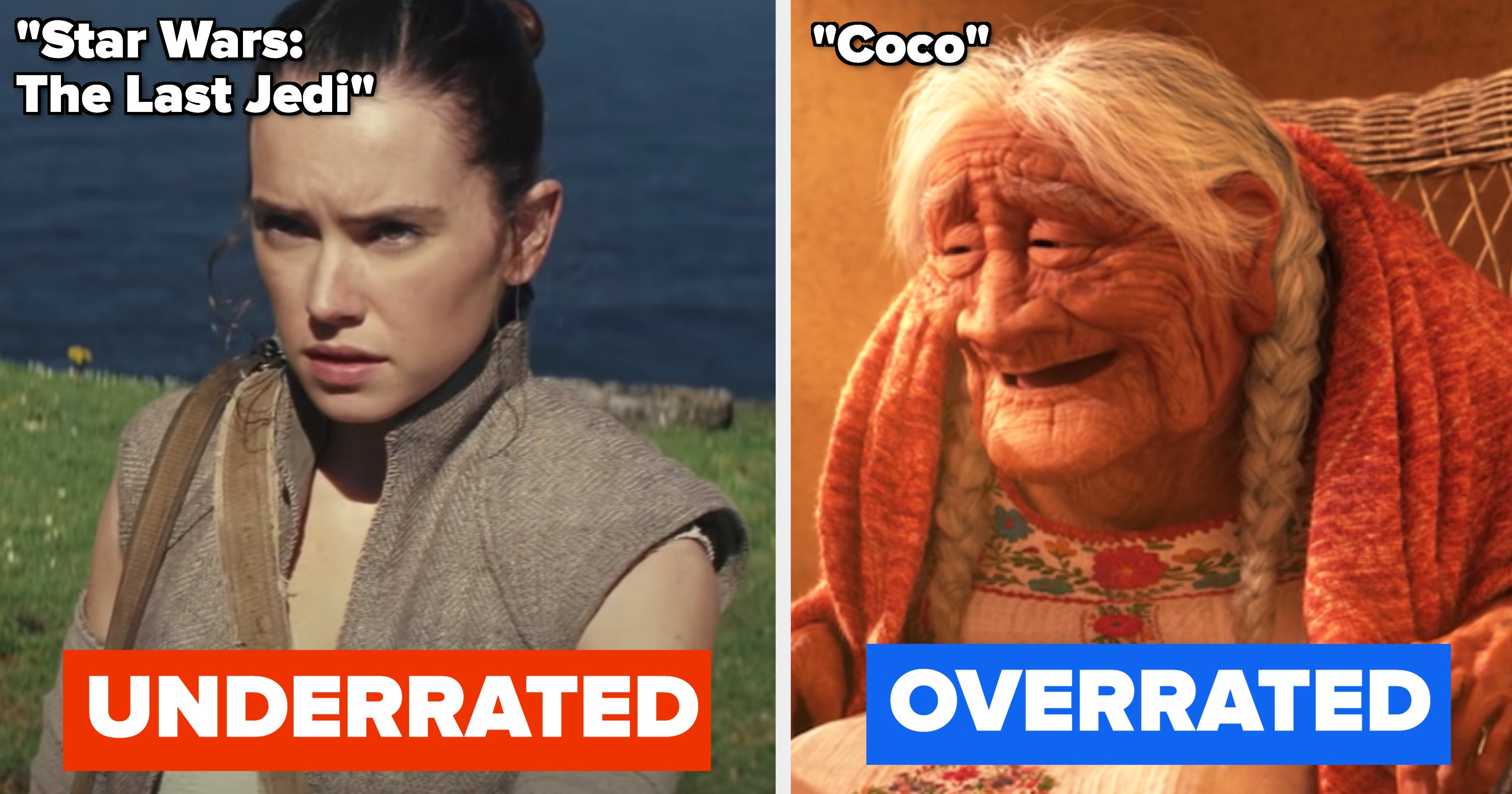 Top Rated Movies Underrated Overrated