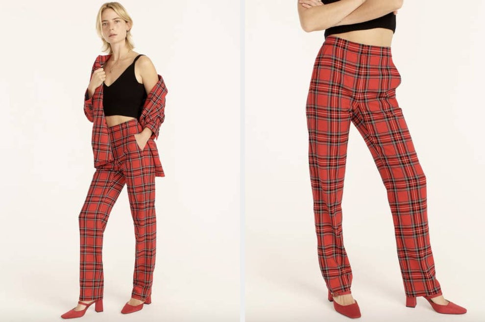 27 Best Plaid Pants You'll Want To Wear All The Time