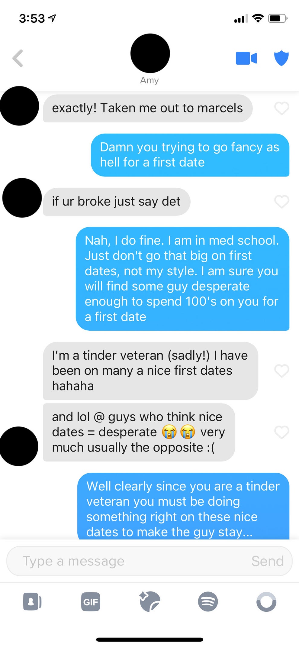 Dating App Screenshots Of Interactions With Bad Matches