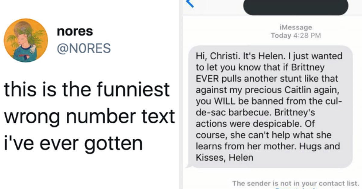 55 Painfully Awkward Wrong Number Texts That Spiraled Way, Wayyyyyy Out ...