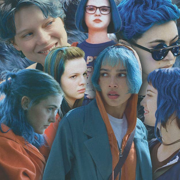 Blue Hair Characters Famous