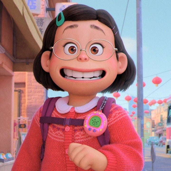 "Turning Red" Cast Side-By-Side With Their Characters