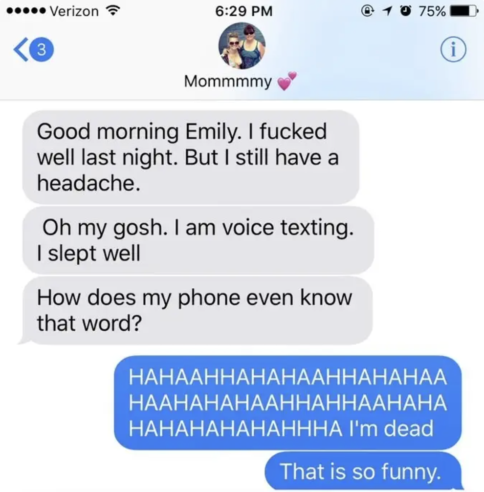 I Can't Stop Laughing At These Voice-To-Text Messages That Spiraled Way ...