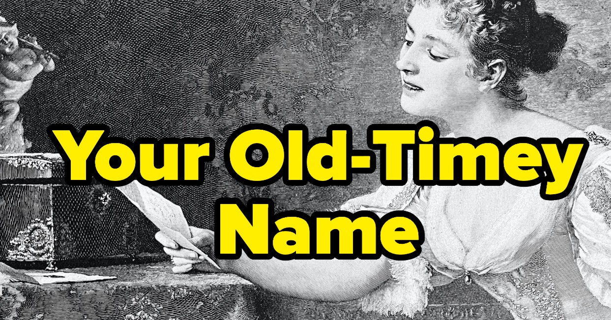 Old-Timey Name Generator Quiz