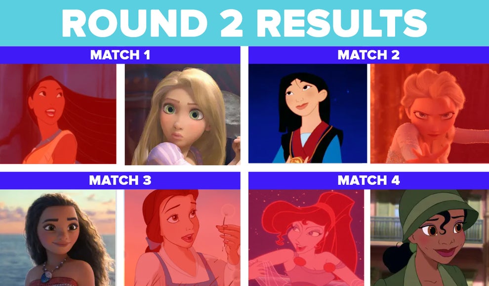 Disney Leading Ladies Bracket
