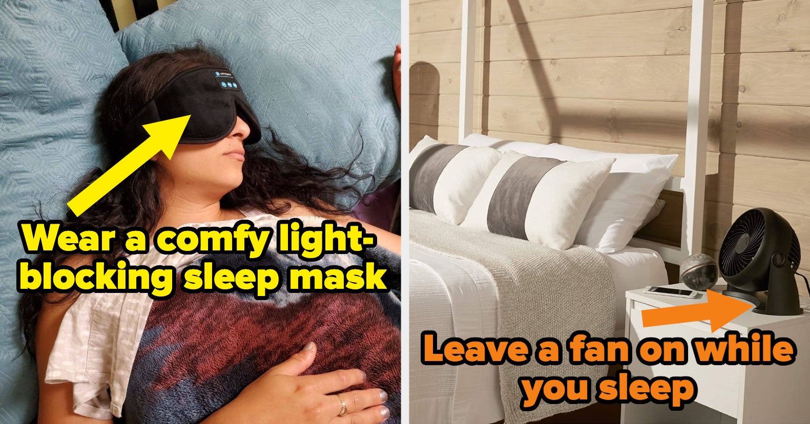 25 Tips To Help You Get A Good Night's Sleep