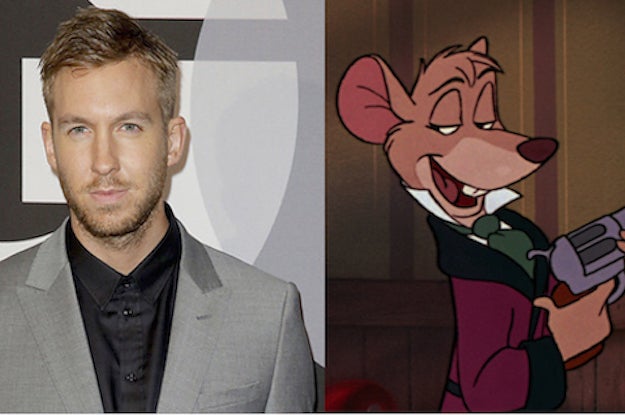 Does Calvin Harris Look Like Basil From The Great Mouse Detective?